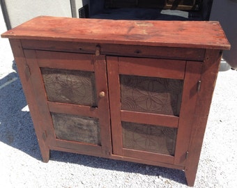 Antique pie cabinet | Etsy