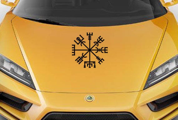 Vegvisir Norse Mythology Viking Vinyl CAR DECAL by arwendesigns