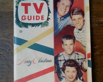 Vintage tv guide | Etsy