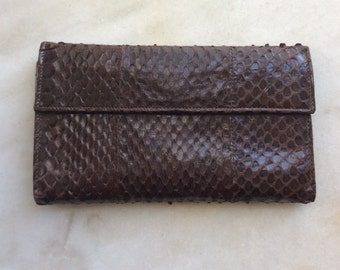 Snake skin wallet | Etsy