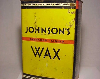 Johnson wax | Etsy