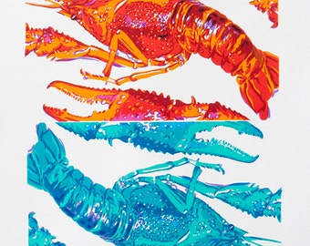 Crawfish painting | Etsy