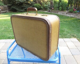 Tweed suitcase | Etsy