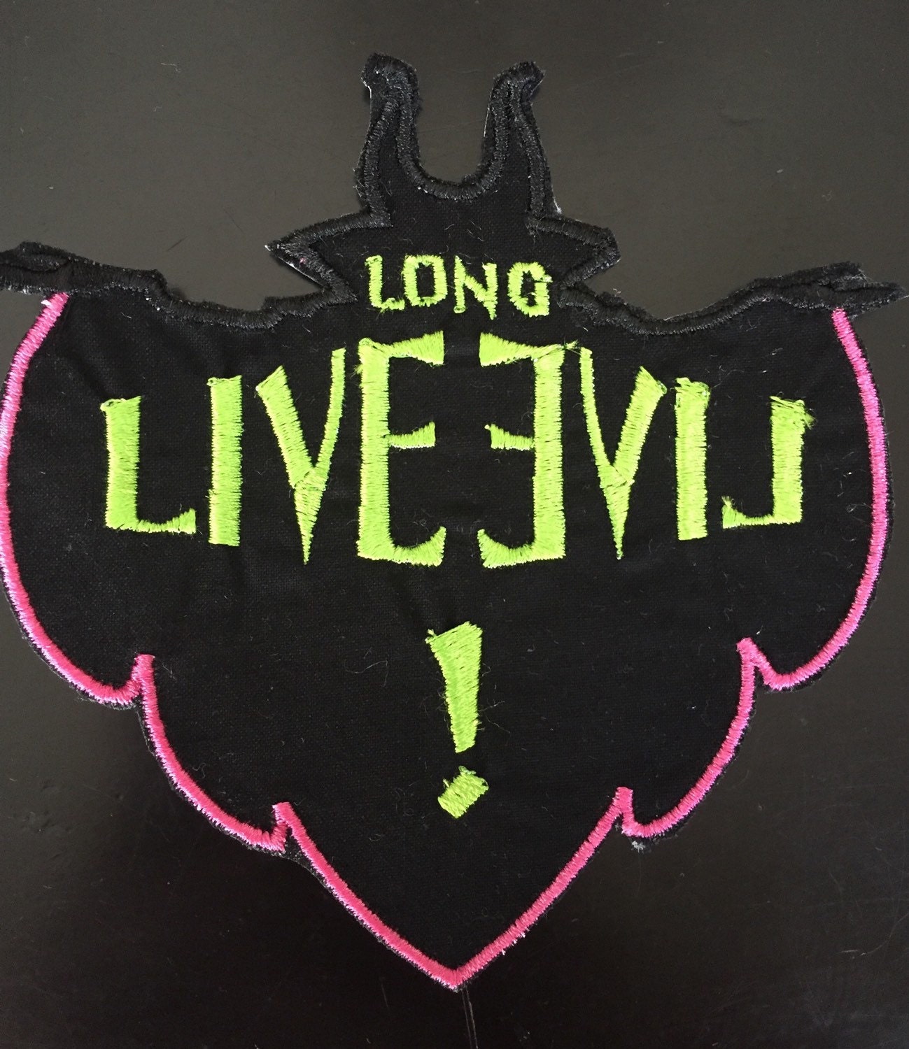 Disney descendants inspired Mal's Long Live Evil Symbol