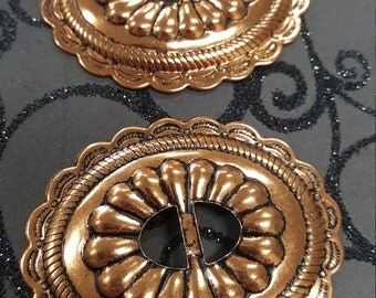 Brass conchos | Etsy