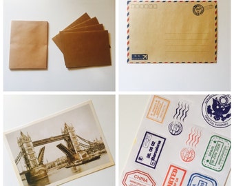 Vintage postcard set | Etsy