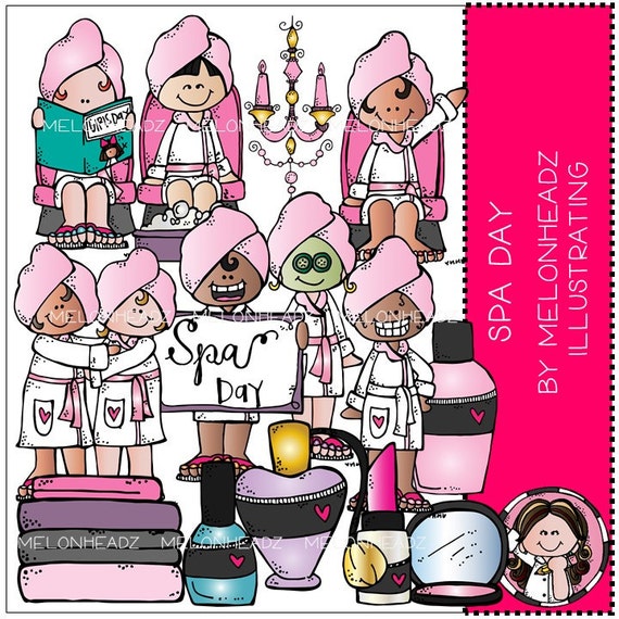 Spa Day clip art COMBO PACK