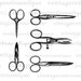 Printable Digital Scissors and Shears by VintageRetroAntique