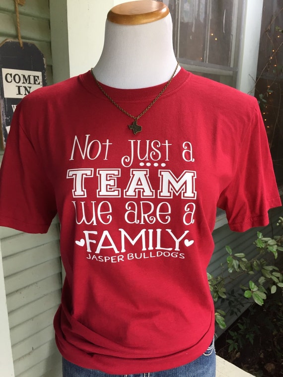 Items similar to Customized Not Just A Team, Family Spirit Tee Gameday ...