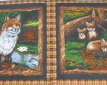 Unique wildlife quilt panel related items | Etsy