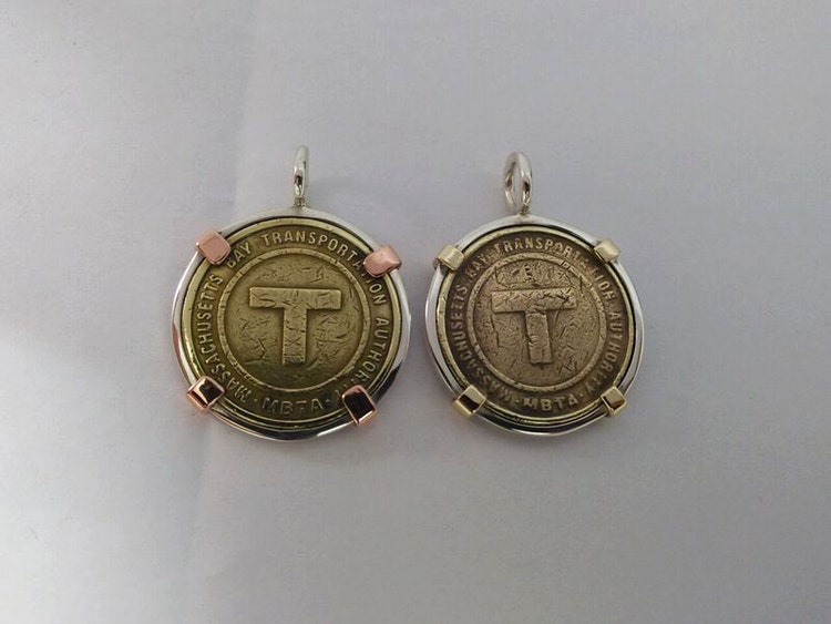 Coin bezel Personalized coin bezels in Silver Copper by IjazDesign