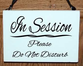In session sign | Etsy