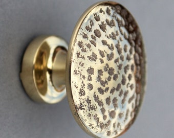 Hammered drawer pull | Etsy