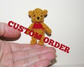 Miniature Crochet Animals Characters Dollhouse toys by ByAnni