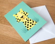 Unique lion greeting card related items | Etsy