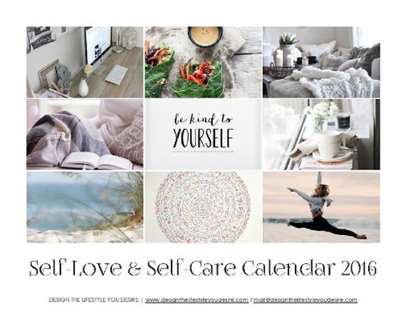 Items Similar To Self Love And Self Care Calendar On Etsy