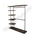Industrial Double Bar Clothing Rack Entry Way Rack Hall