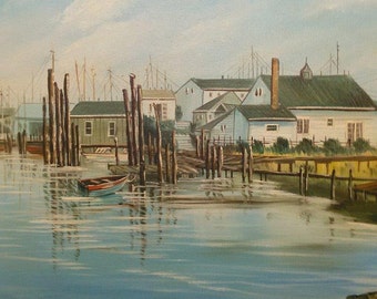 Dock painting | Etsy