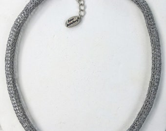 Items similar to Elegant Beaded Mesh Choker-Italian Wire Mesh-Halloween ...