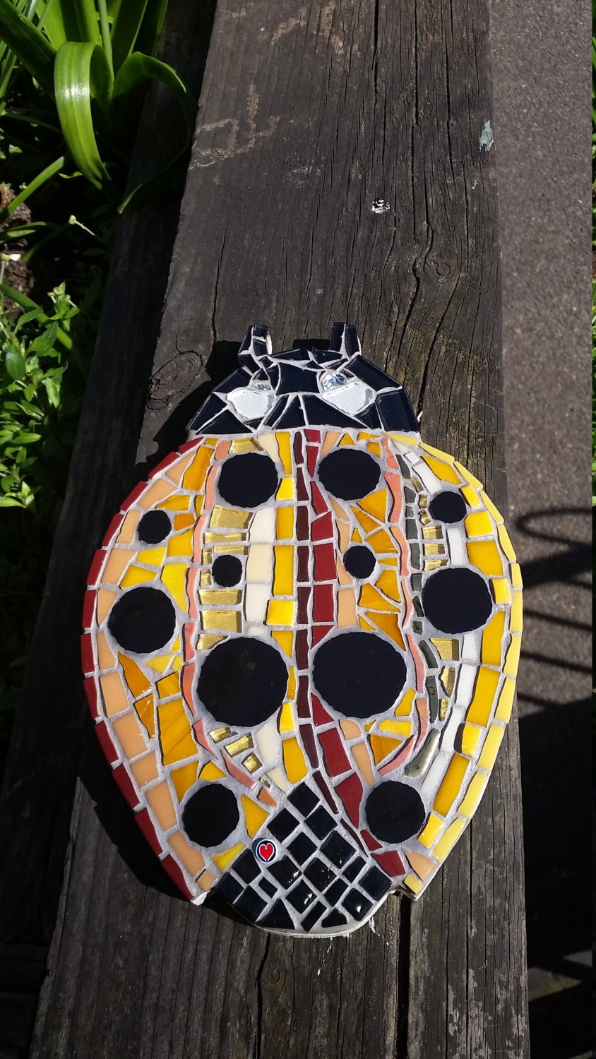 Mosaic Yellow Ladybug