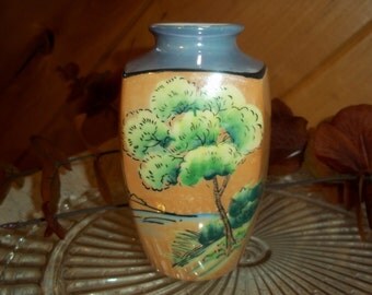 Lusterware vase | Etsy