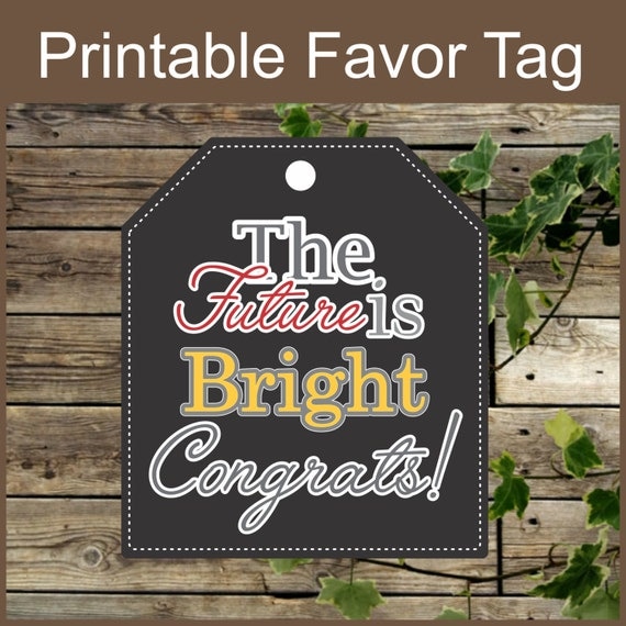 Graduation Printable Favor Tags / Printable Graduation Tag Graduation Printable Favor Tags / Printable Graduation Tag