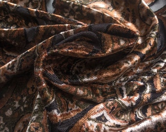 Burnout fabric | Etsy