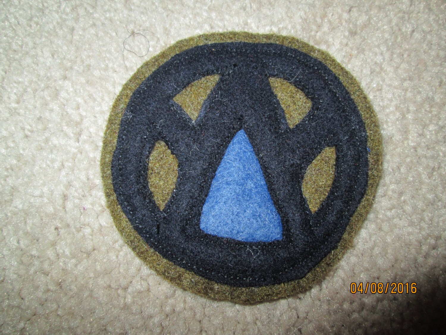 World War I WWI US Army 89th Division Infantry regimat patch