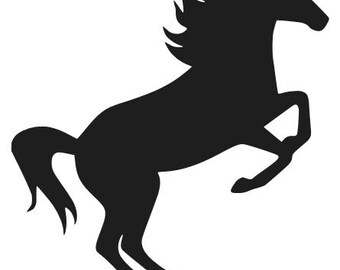 Horse vinyl decal | Etsy
