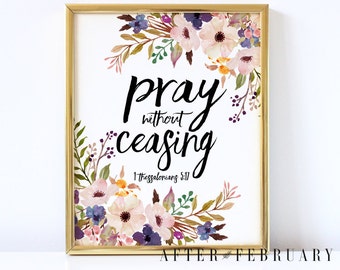 Pray without ceasing | Etsy