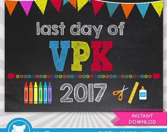 Kindergarten Graduation Sign Last Day of Kindergarten