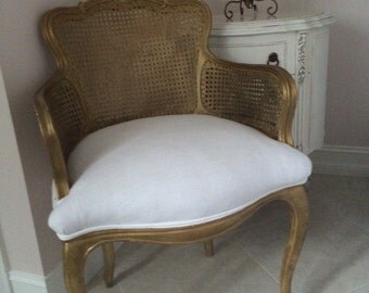 Antique vanity chair | Etsy