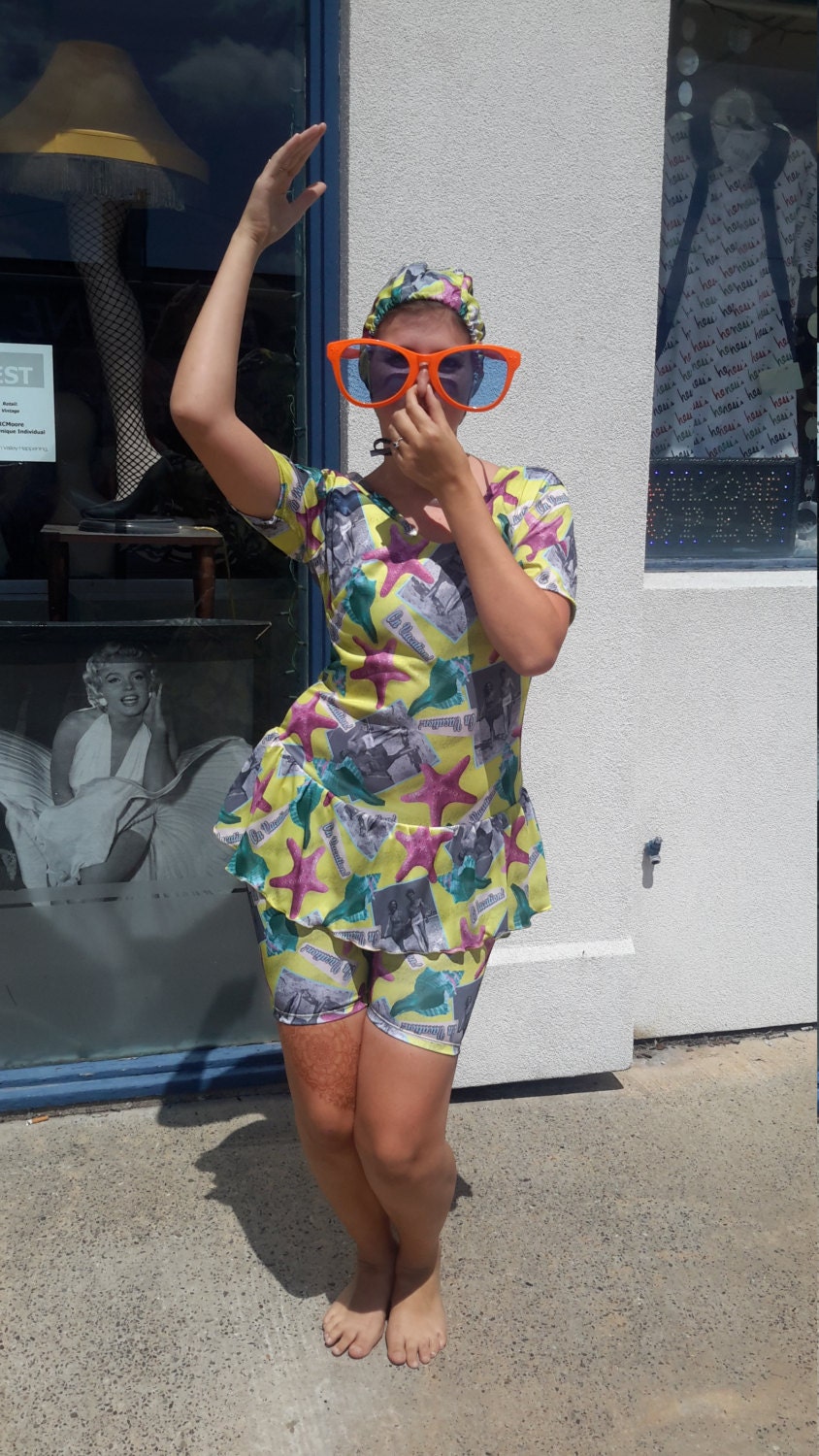 Old fashioned looking retro bathing suit FREE SHIPPING pin up