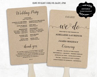 DIY Printable Wedding Stationery Templates by VineWedding on Etsy