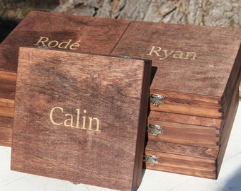 Rustic cigar box | Etsy