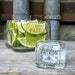 Patron Shot Glass Set with Lime Serving Dish Tequila Glasses