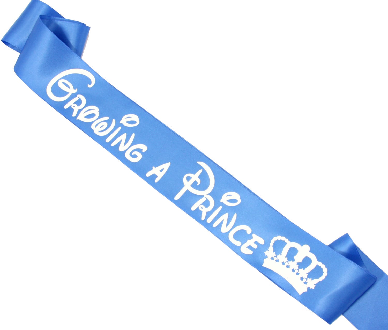 Growing a Prince Sash. Baby Shower Sash. Growing a Prince.