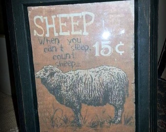 Primitive sheep | Etsy