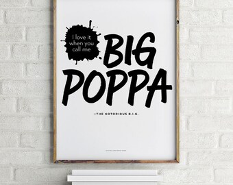 Big poppa | Etsy