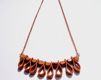 Handmade Leather Earrings Cuffs Bracelets by UniqueLeatherDesign