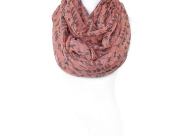 Bird print scarf | Etsy