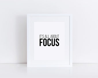 Focus wall | Etsy
