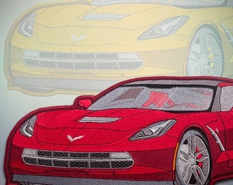 Corvette embroidery – Etsy