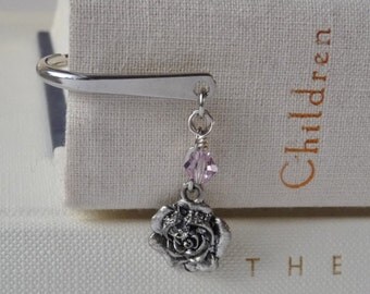 Rose bookmark | Etsy