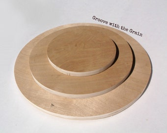 Wood disc | Etsy