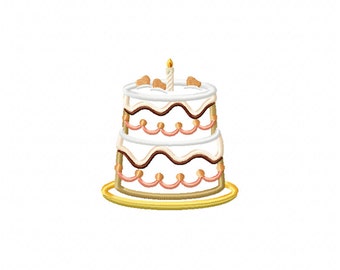 Cake embroidery | Etsy