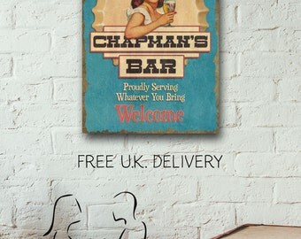 Bar sign | Etsy