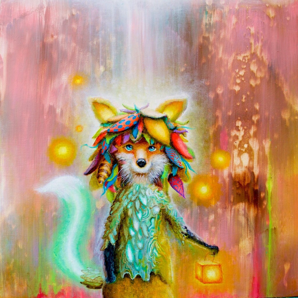 Fox Art Pop Surrealism Artwork Art Surreal