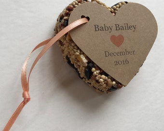 150 Bird Seed Heart Shaped Favor MINI Wedding and Events