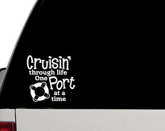 Cruise ship decal | Etsy